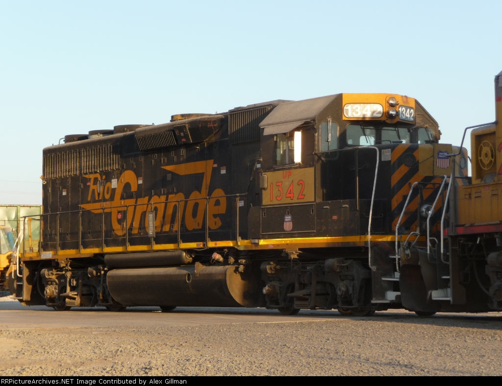 UP 1342, Sunset Lighting